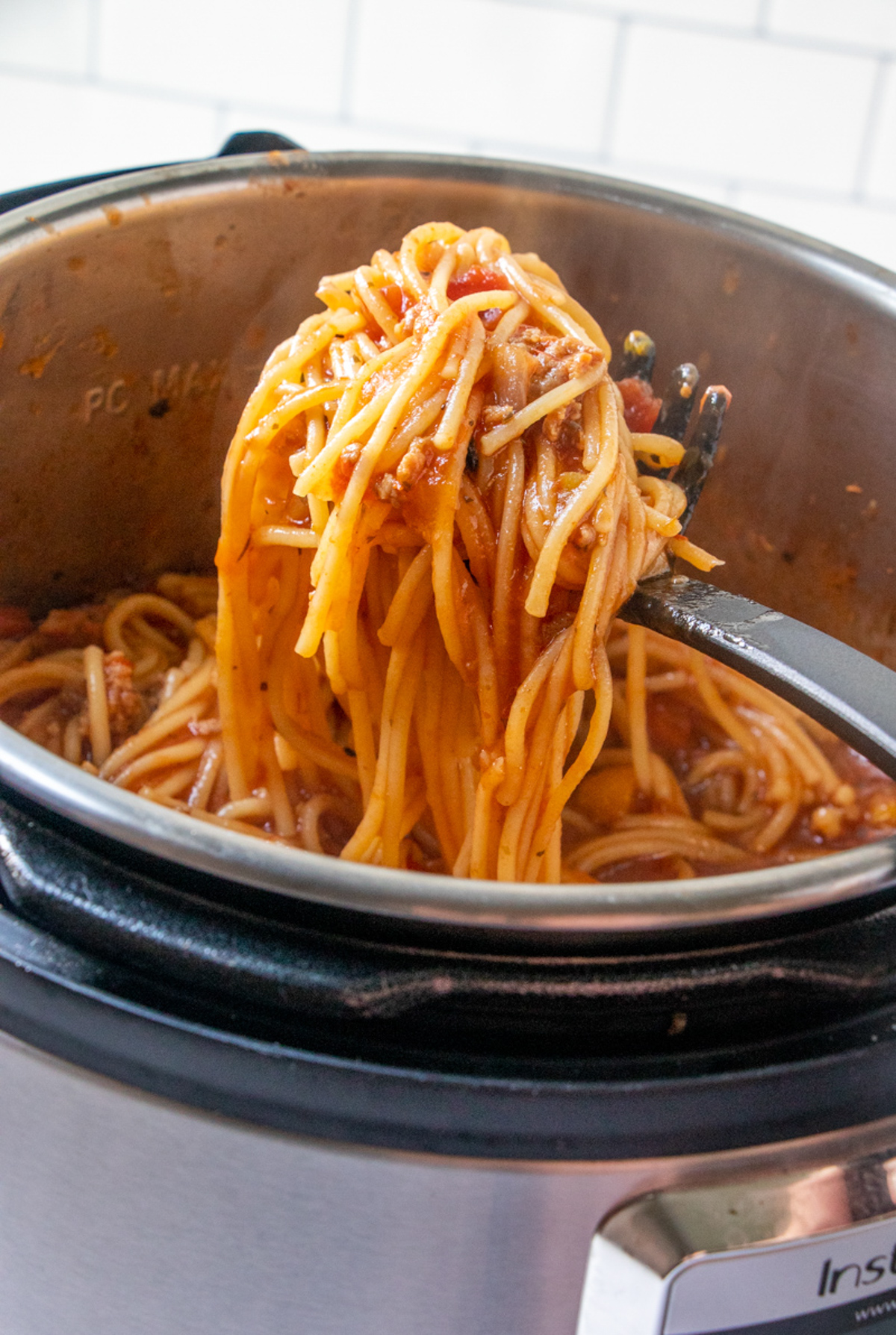 Instant Pot Spaghetti with Italian Sausage - Kawaling Pinoy
