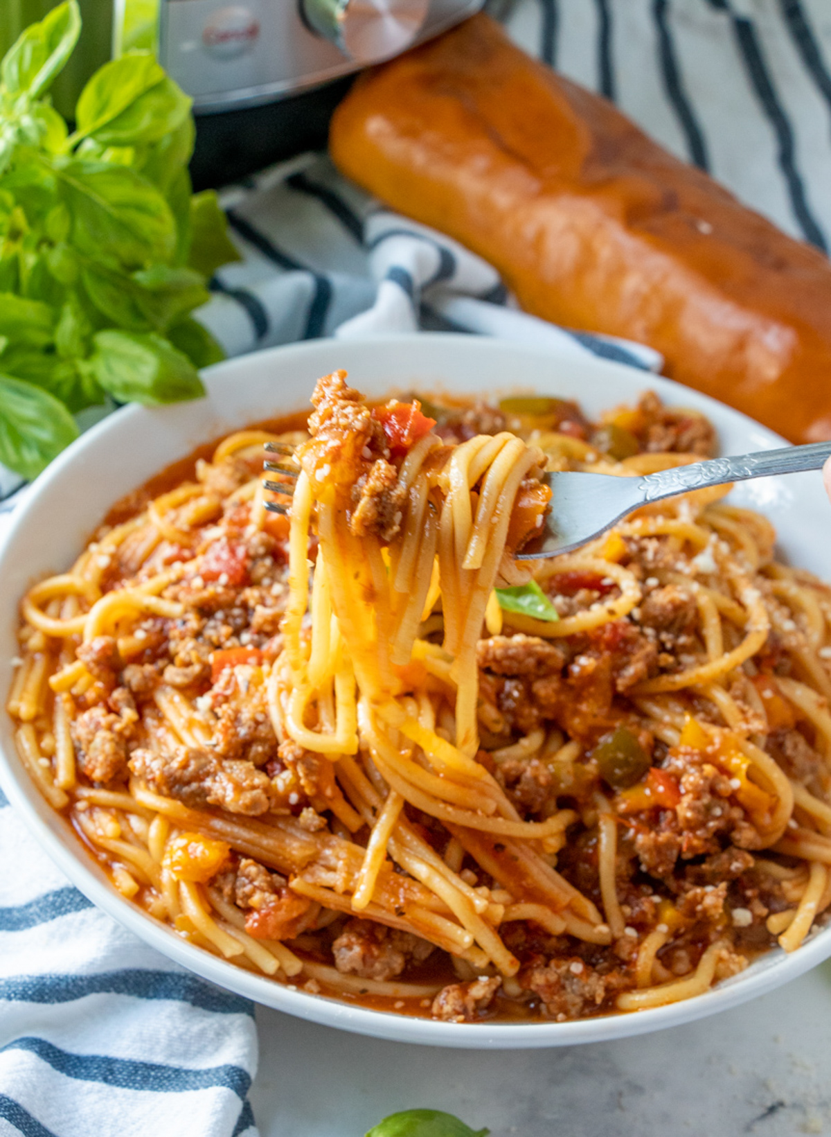 Instant Pot Spaghetti with Italian Sausage - Kawaling Pinoy